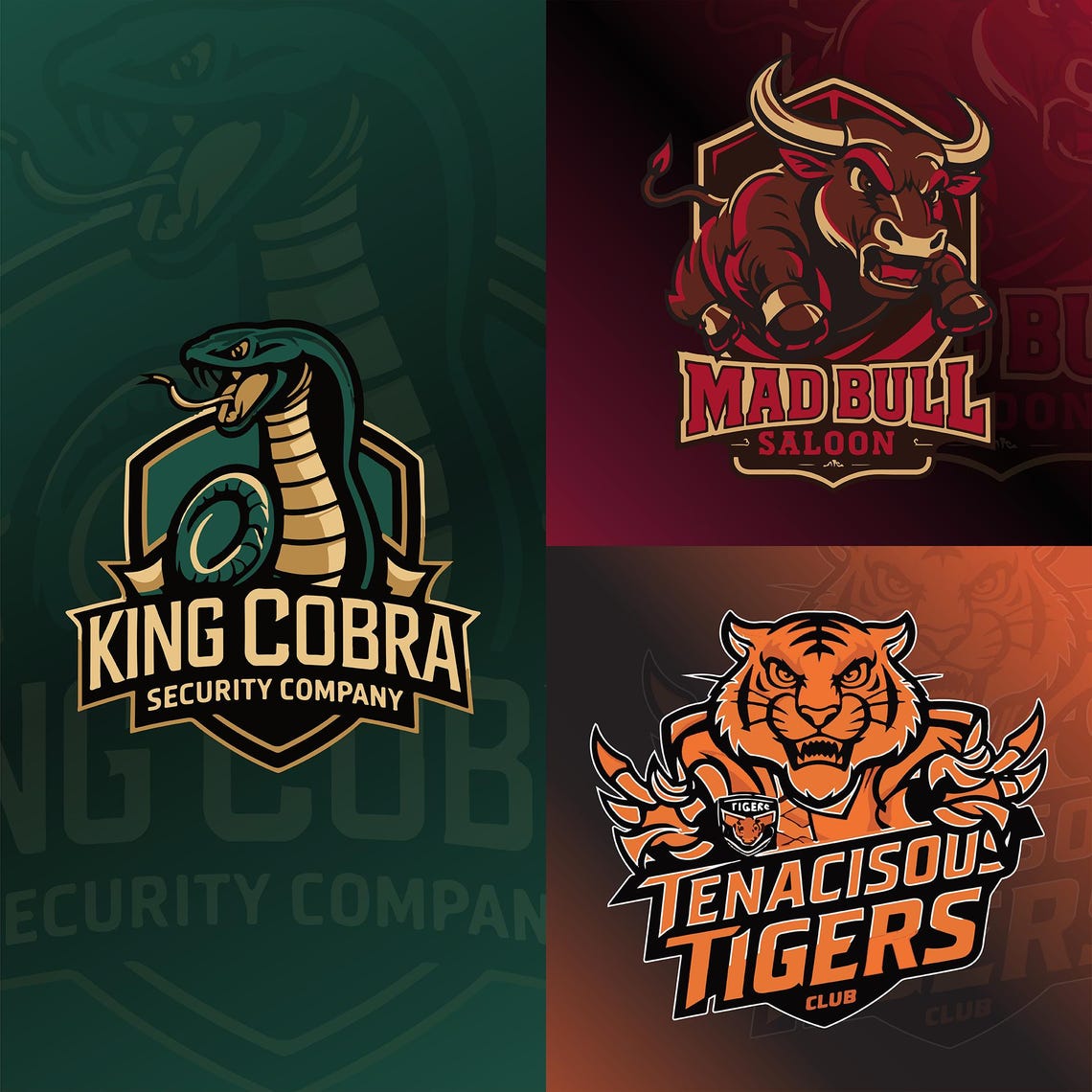 Logo Stickers, Custom Mascot Logo Design, Gaming Logo for E-sports ...