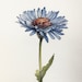 Minimal Purple Daisy - Original Watercolor Botanical Painting | Digital ...