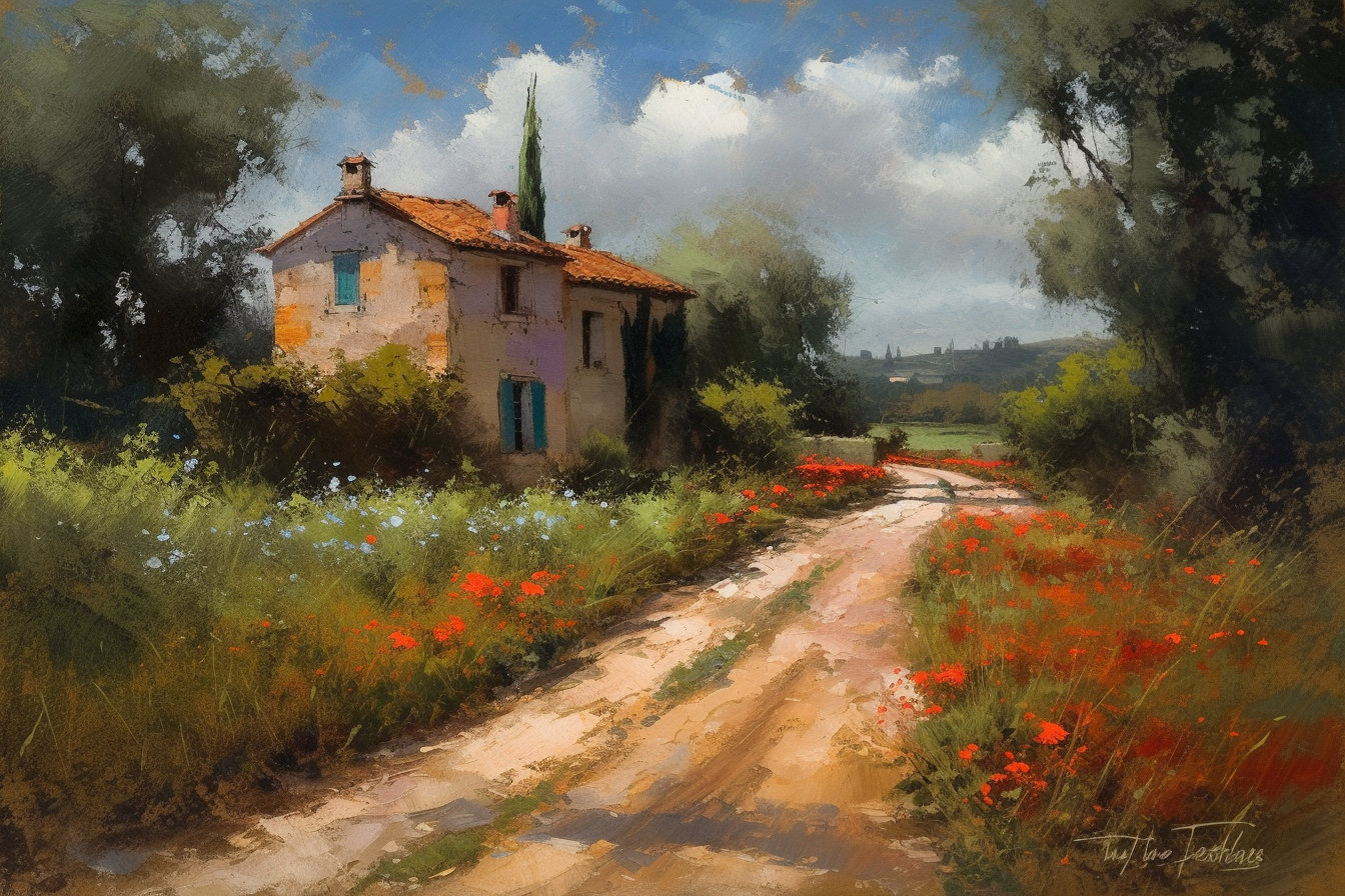 French Countryside Summer Gallery Wall Art Print | Vintage Home | CCC ...