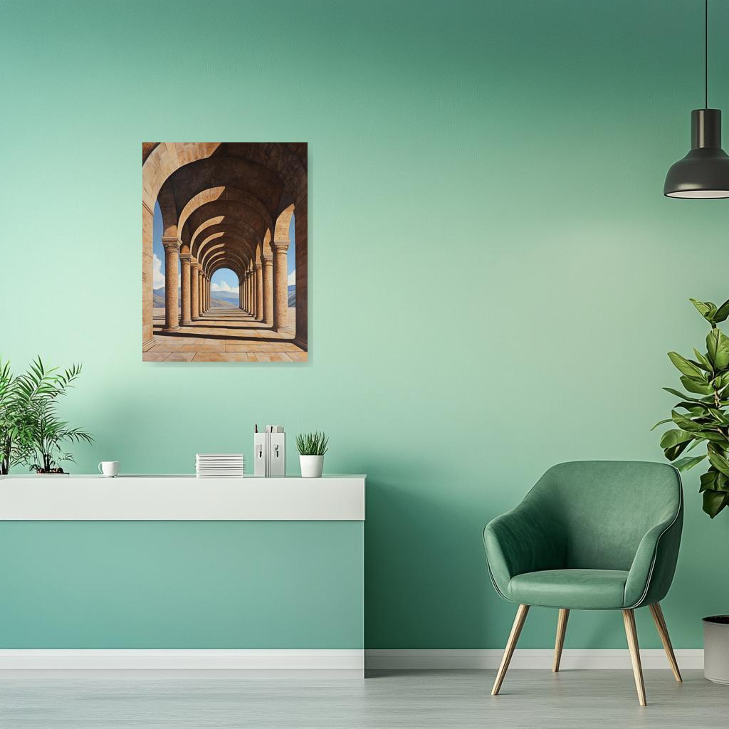 Classic Architectural Arches Canvas Print Inspired by Renaissance ...