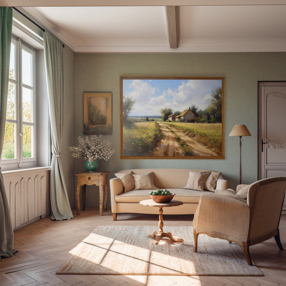 French Countryside Summer Gallery Wall Art Print | Vintage Home | CCC ...