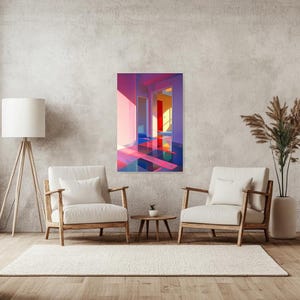 Contemporary Interior Canvas Art Print Inspired by Modernist Artists ...
