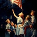 A Patriotic Celebration: Fourth of July Inspired Artwork in the Style ...