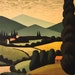 Landscape Painting Inspired by George Ault: A Modern Revival of Rolling ...