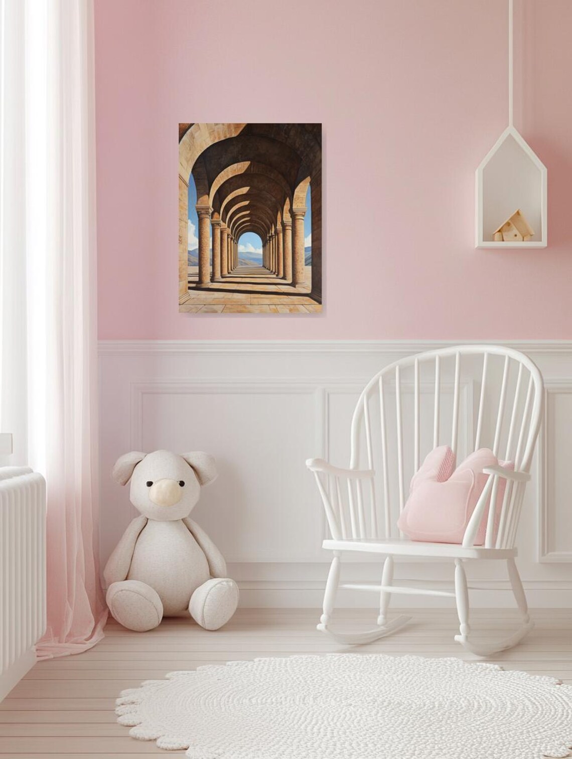 Classic Architectural Arches Canvas Print Inspired by Renaissance ...