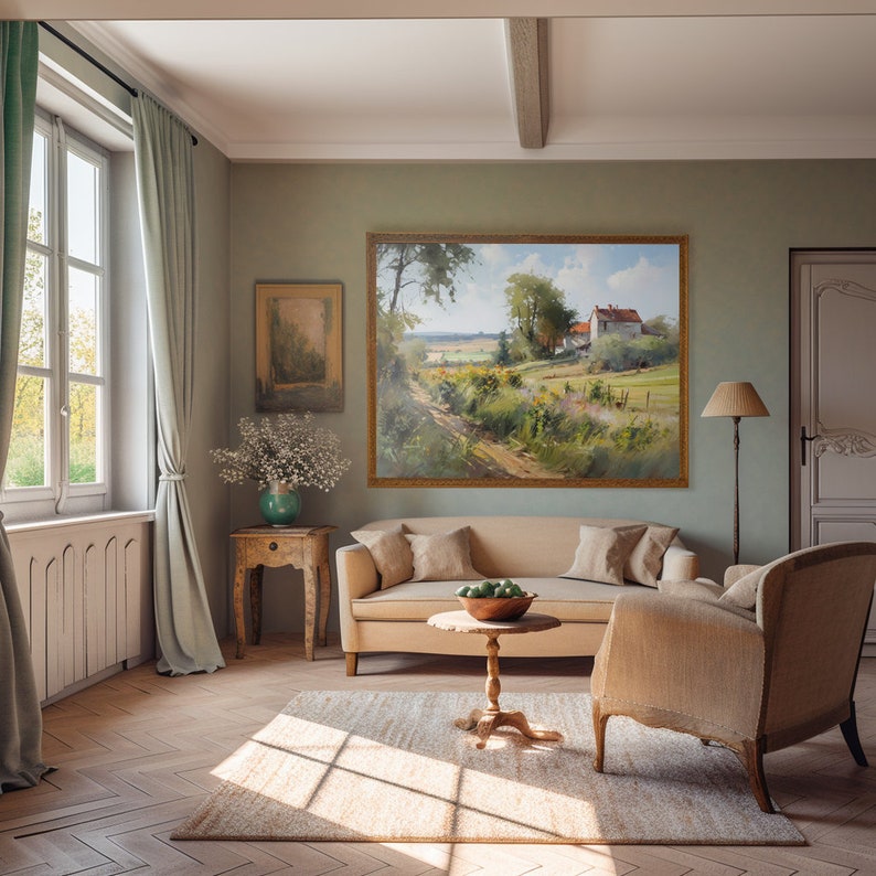 French Countryside Summer Gallery Wall Art Print | Vintage Home | CCC ...
