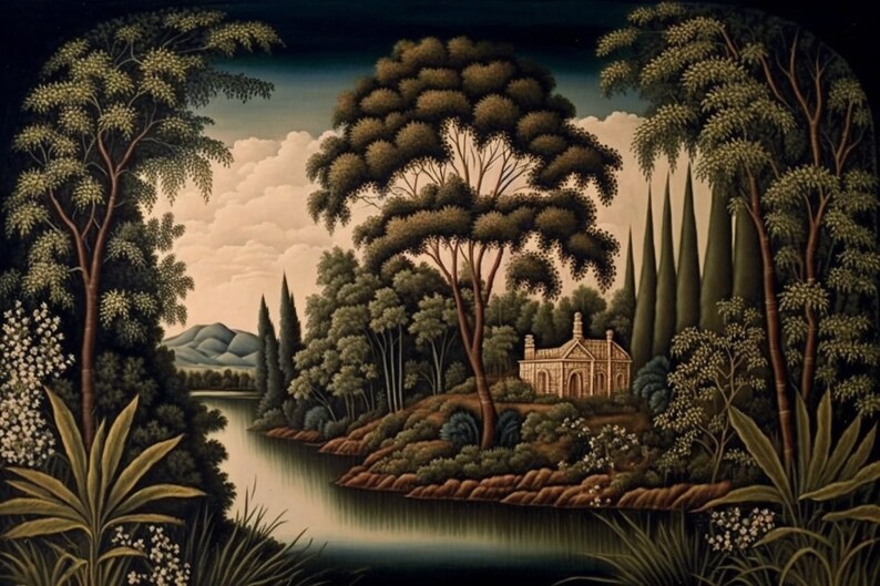 Henry Rousseau ISO, Original Art, Custom Artwork, Canvas or Digital ...