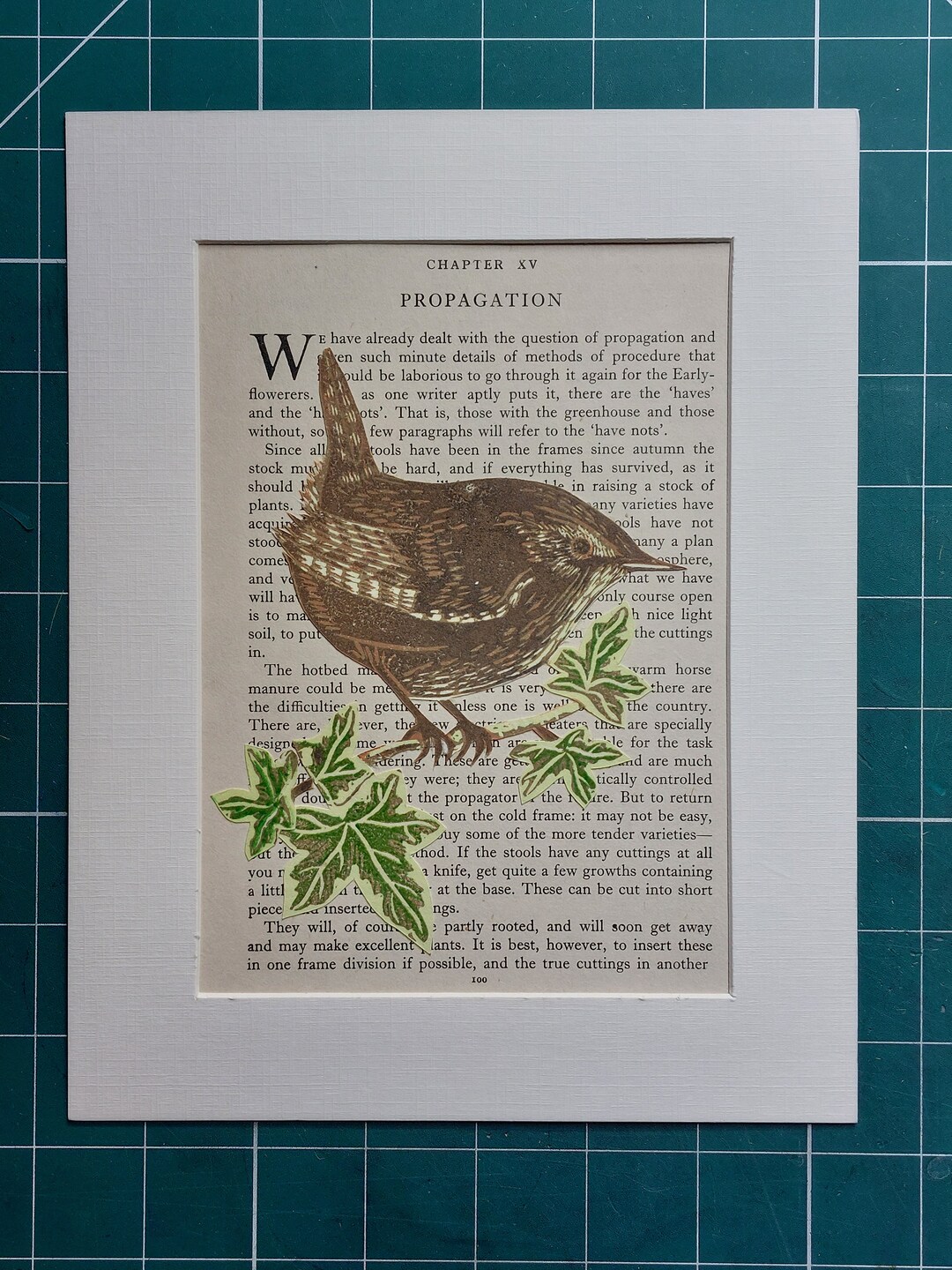 Wren – Original Linocut Print - Etsy