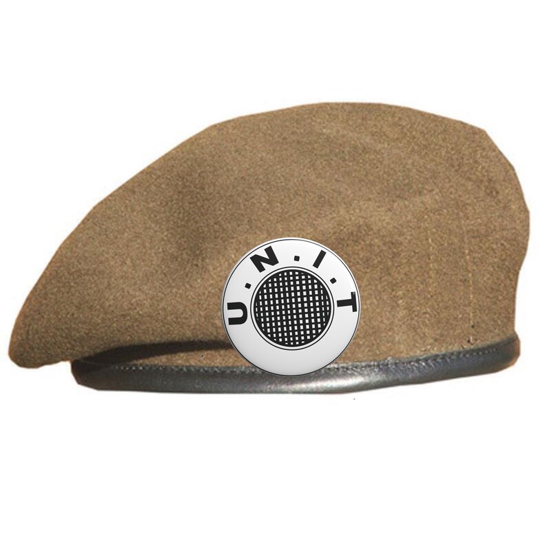 70s UNIT Pin Badge Button / 1970s Era Doctor Who Starring Jon Pertwee ...