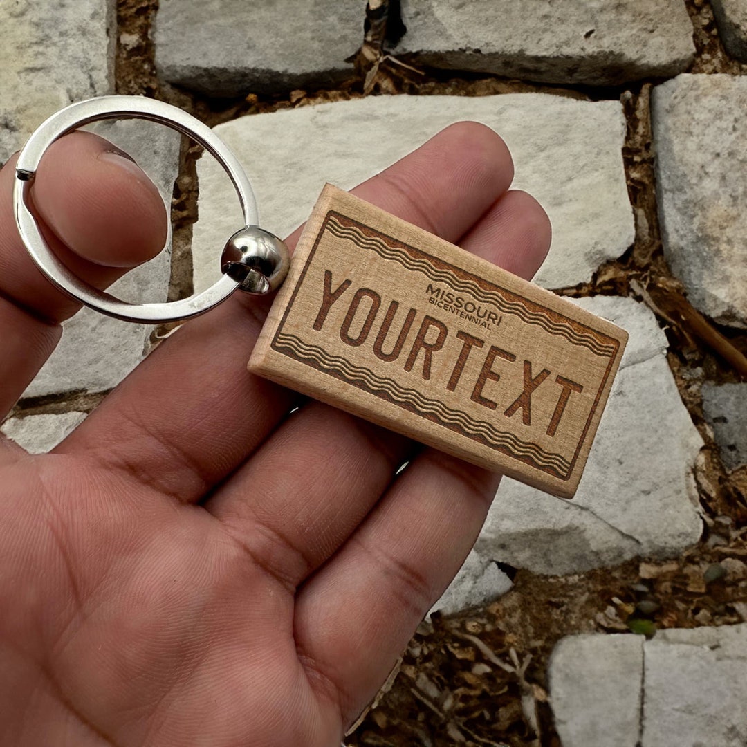 Missouri State Plate Keychain, Gift for Women, Gift for Men, Gift for ...