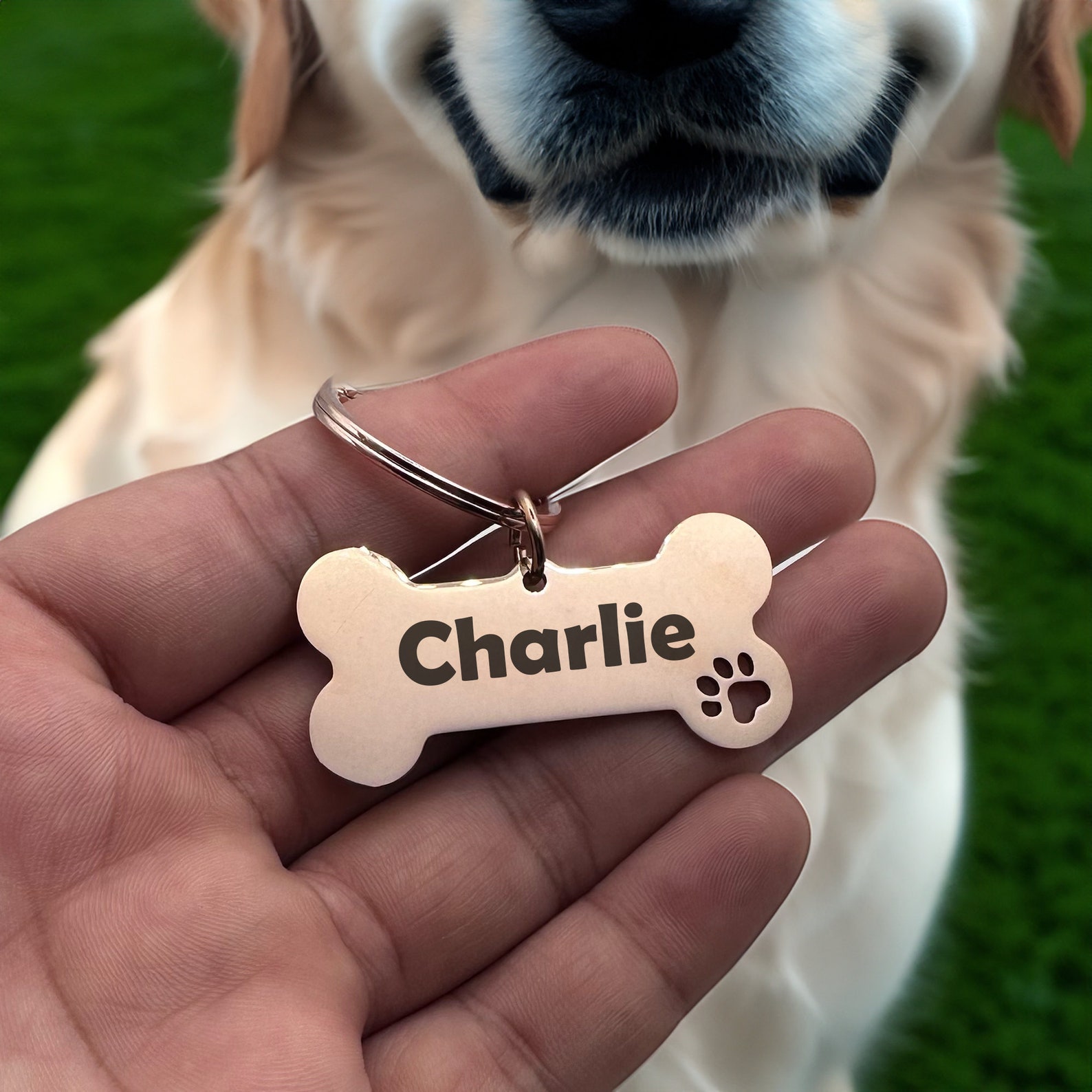 Pet Dog Tag Custom Dog Tag Pet Dog ID Tag Puppy Tag Handstamped Dog Tag ...