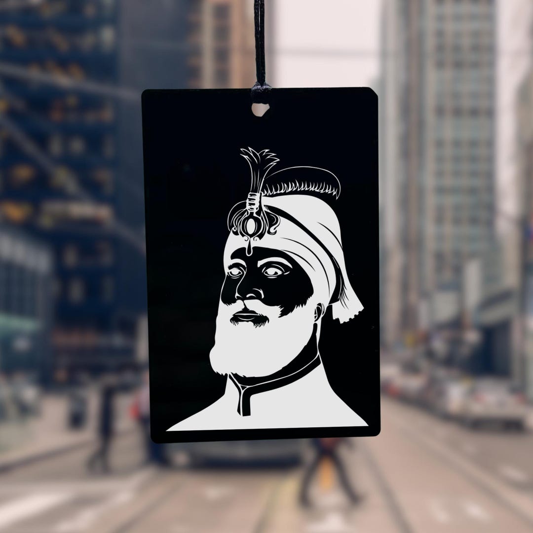 Guru Gobindsinhji Punjabi Sikh Car Hangings, Punjabi Mirror Charm ...