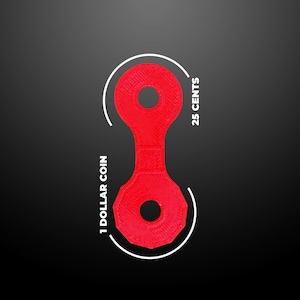 Canadian Cart Coin Keys, 3D Printed, Quarter, Loonie, Wallmart Cart ...