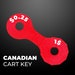 Canadian Cart Coin Keys, 3D Printed, Quarter, Loonie, Wallmart Cart ...