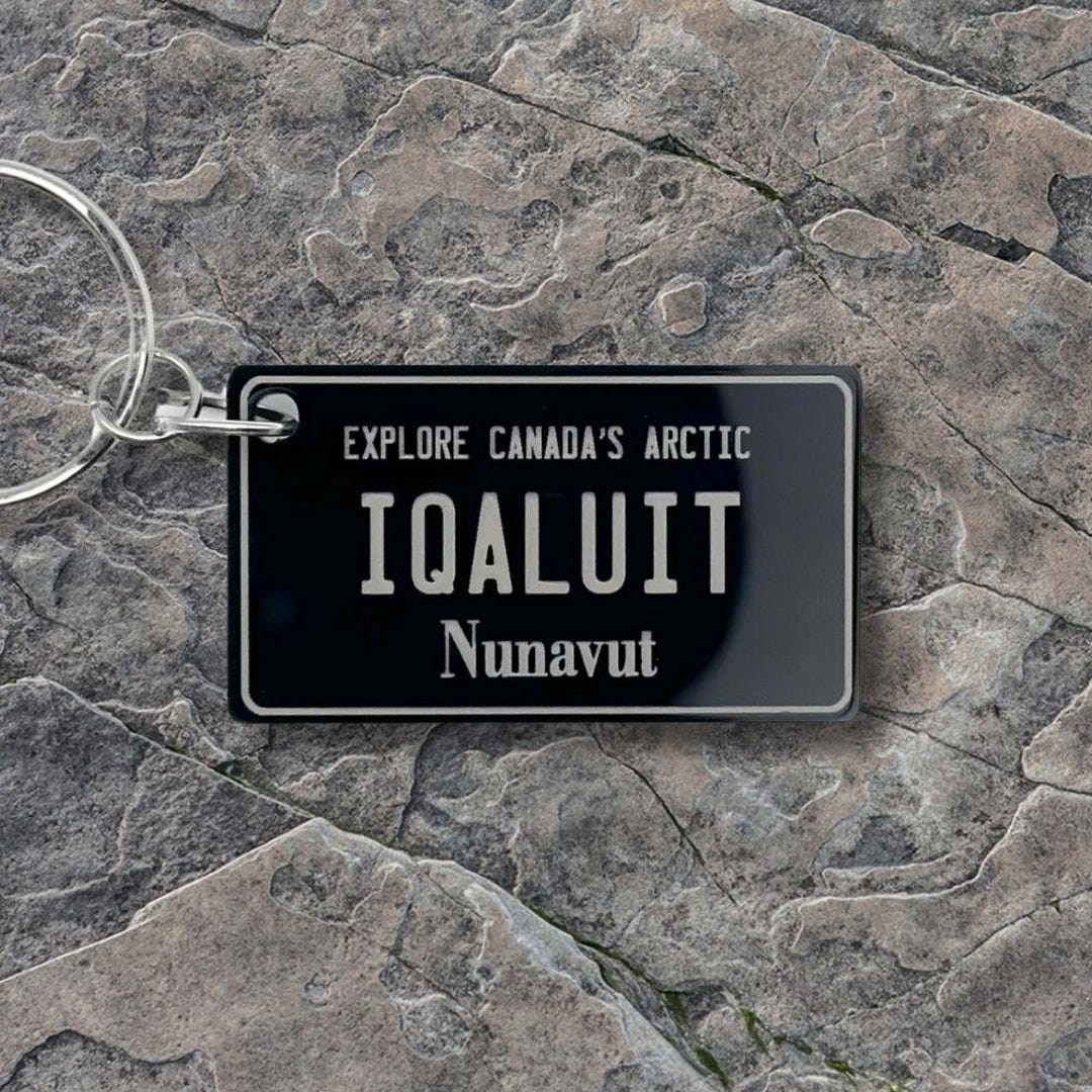 Canada Nunavut Vehicle License Plate Keychains, Customizable ...