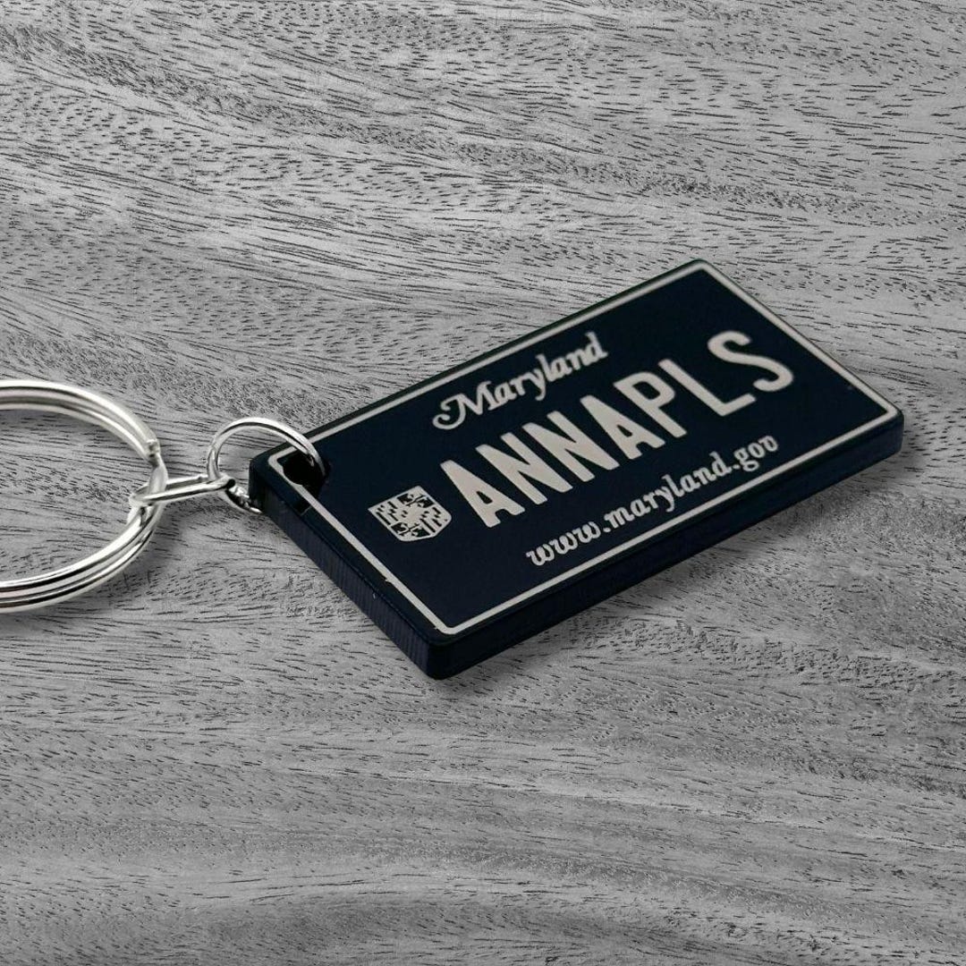 Maryland State License Plate Keychain New Car Gift Keyring, New Car ...