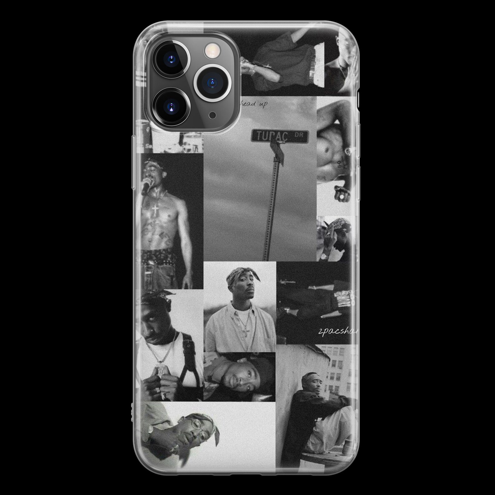 Tupac 2pac Merch Rapper Rap Phone Case Art Aesthetic Music iPhone 15 14 ...
