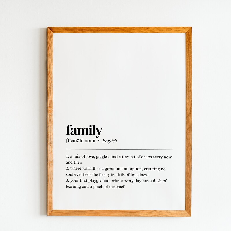 Family Definition - Etsy