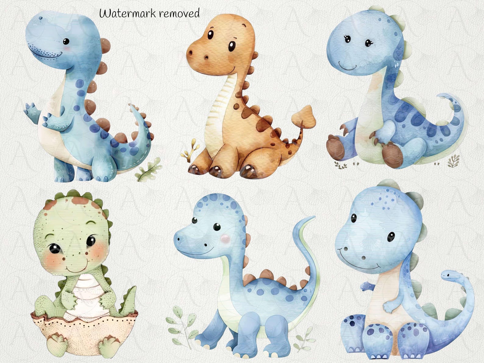 Cute Dinosaur Clipart, Baby Dinosaur Dinosaur Clipart Set for Baby ...