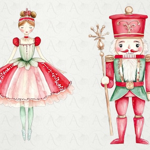 Nutcracker Watercolor Clipart Set | Christmas & Ballet Graphics ...