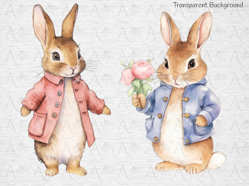 Flopsy Bunny Rabbit PNG Rabbit Pink Flopsy Bunny PNG, Sublimation ...