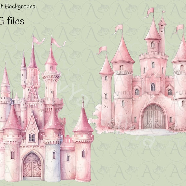 Castle Clipart - Etsy