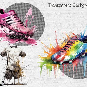 Soccer Clipart , Football PNG Bundle - Sports Art Soccer Ball and ...