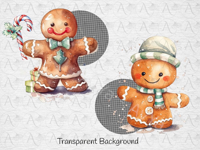 Gingerbread Man Clipart , Christmas Cookie, Christmas PNG card Making ...