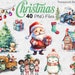 Christmas Clipart Bundle- Christmas PNG, Santa, Christmas Tree, Elf ...