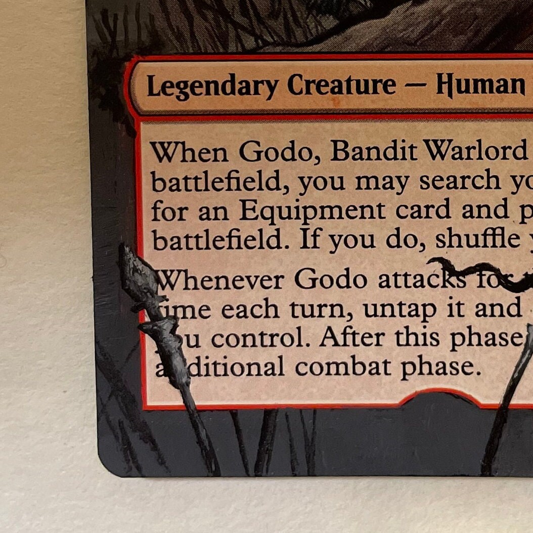 Godo, Bandit Warlord Full Art MTG Alter - Etsy