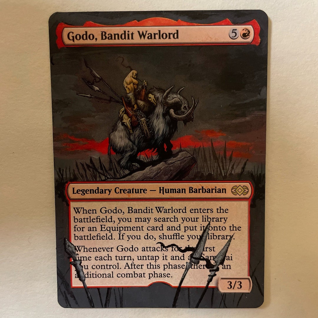 Godo, Bandit Warlord Full Art MTG Alter - Etsy