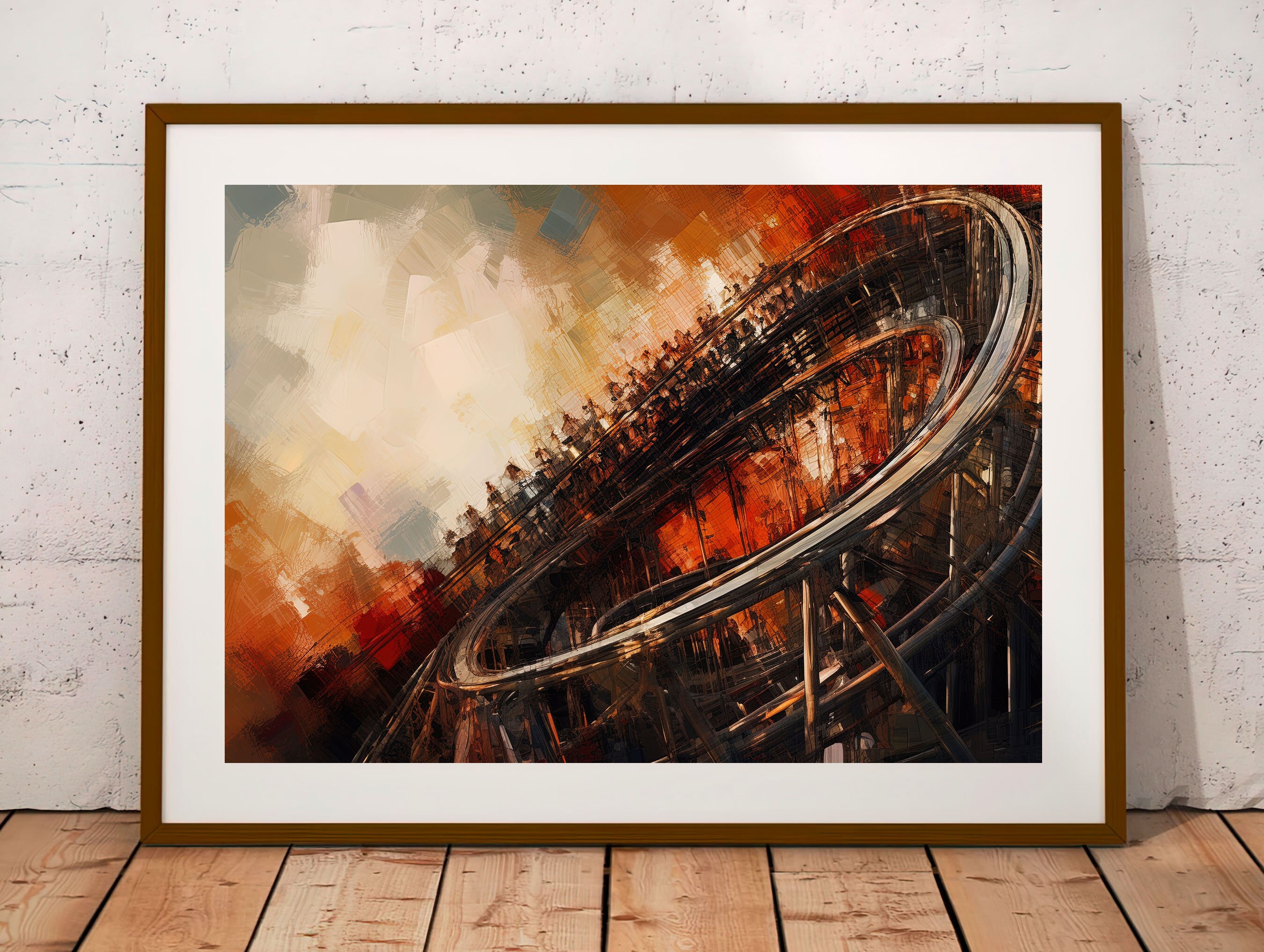 Rollercoaster Poster Rollercoaster Print Theme Park Game - Etsy