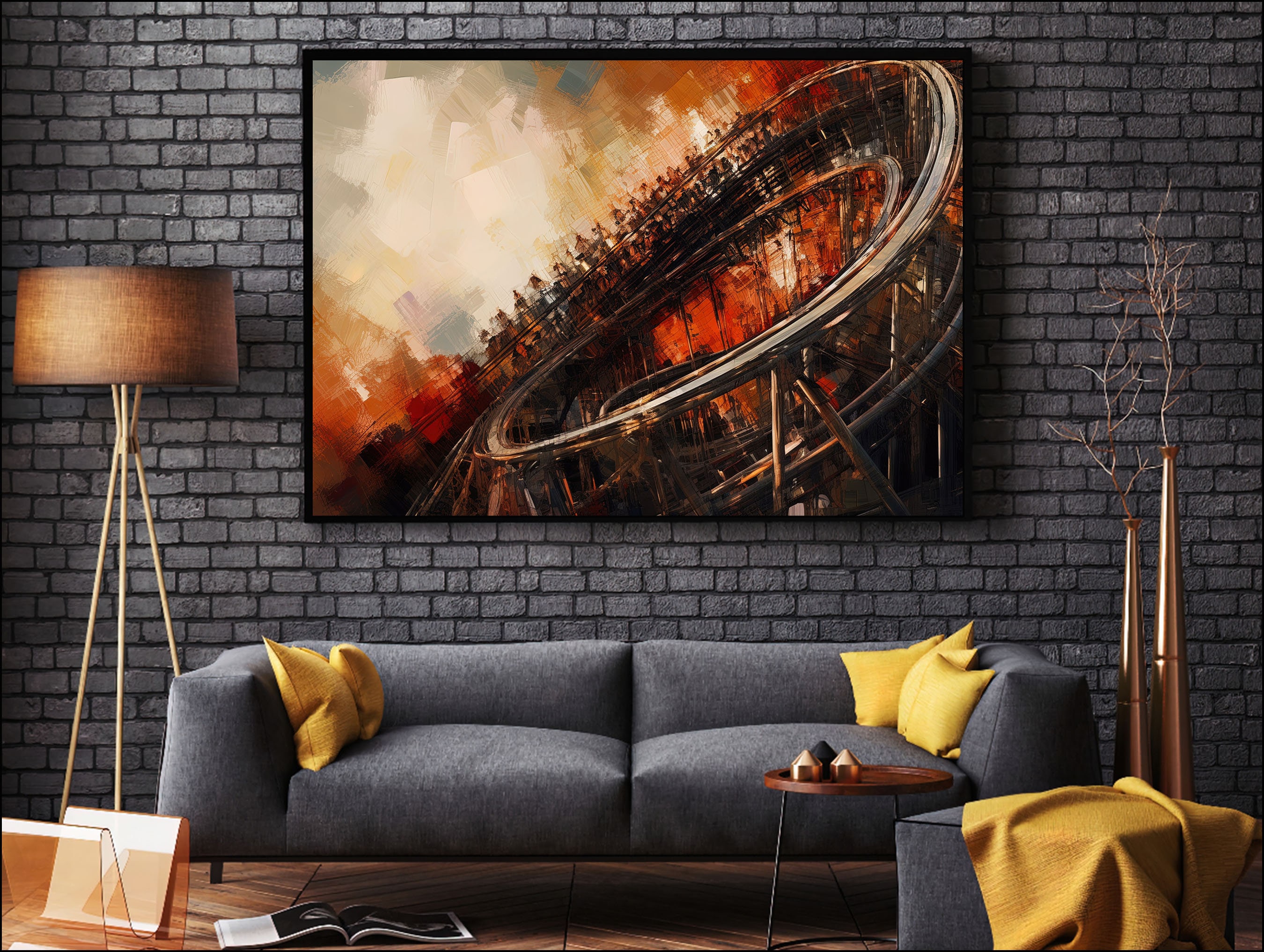 Rollercoaster Poster Rollercoaster Print Theme Park Game - Etsy