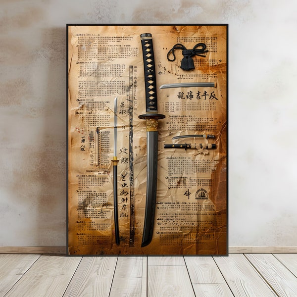 Katana Wall Decor - Etsy