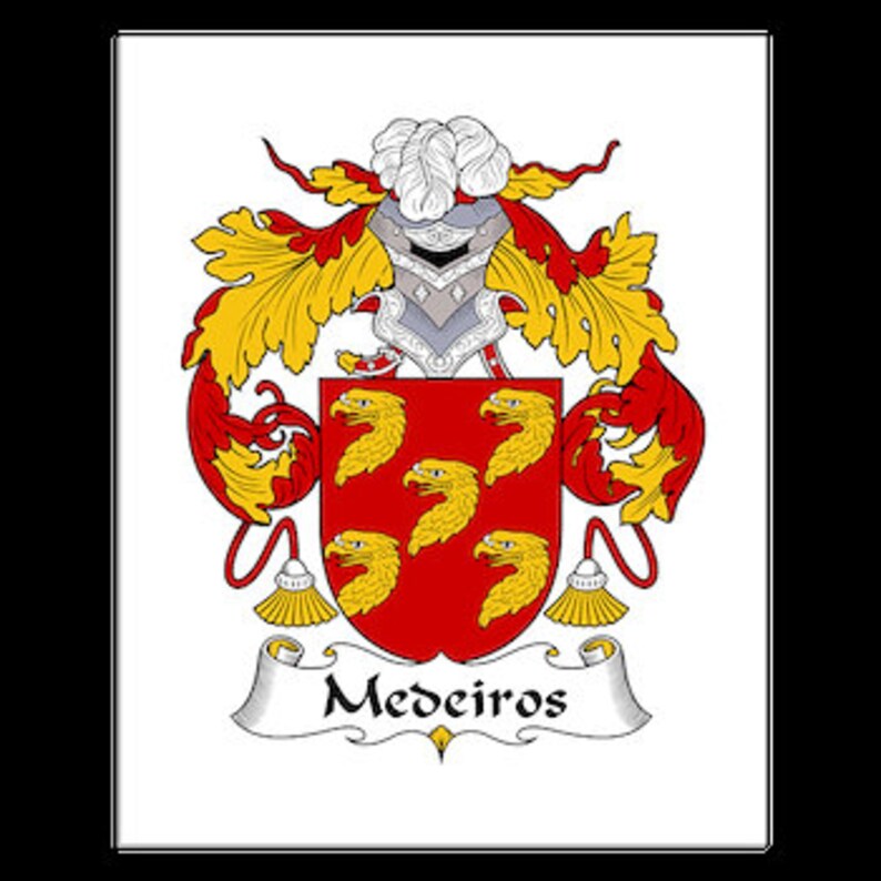 Medeiros Family Crest Signet Ring Custom Rings for - Etsy