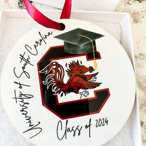 University of South Carolina Graduation Handmade Ornament Decor Hang ...