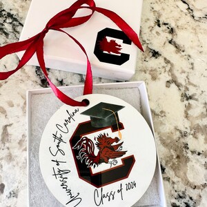 University of South Carolina Graduation Handmade Ornament Decor Hang ...