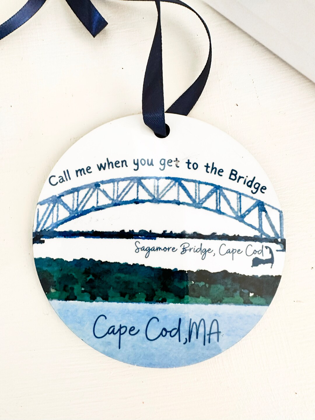 Cape Cod Bridge Gift Boxed Ornament Call Me When You Get to Bridge Cape ...