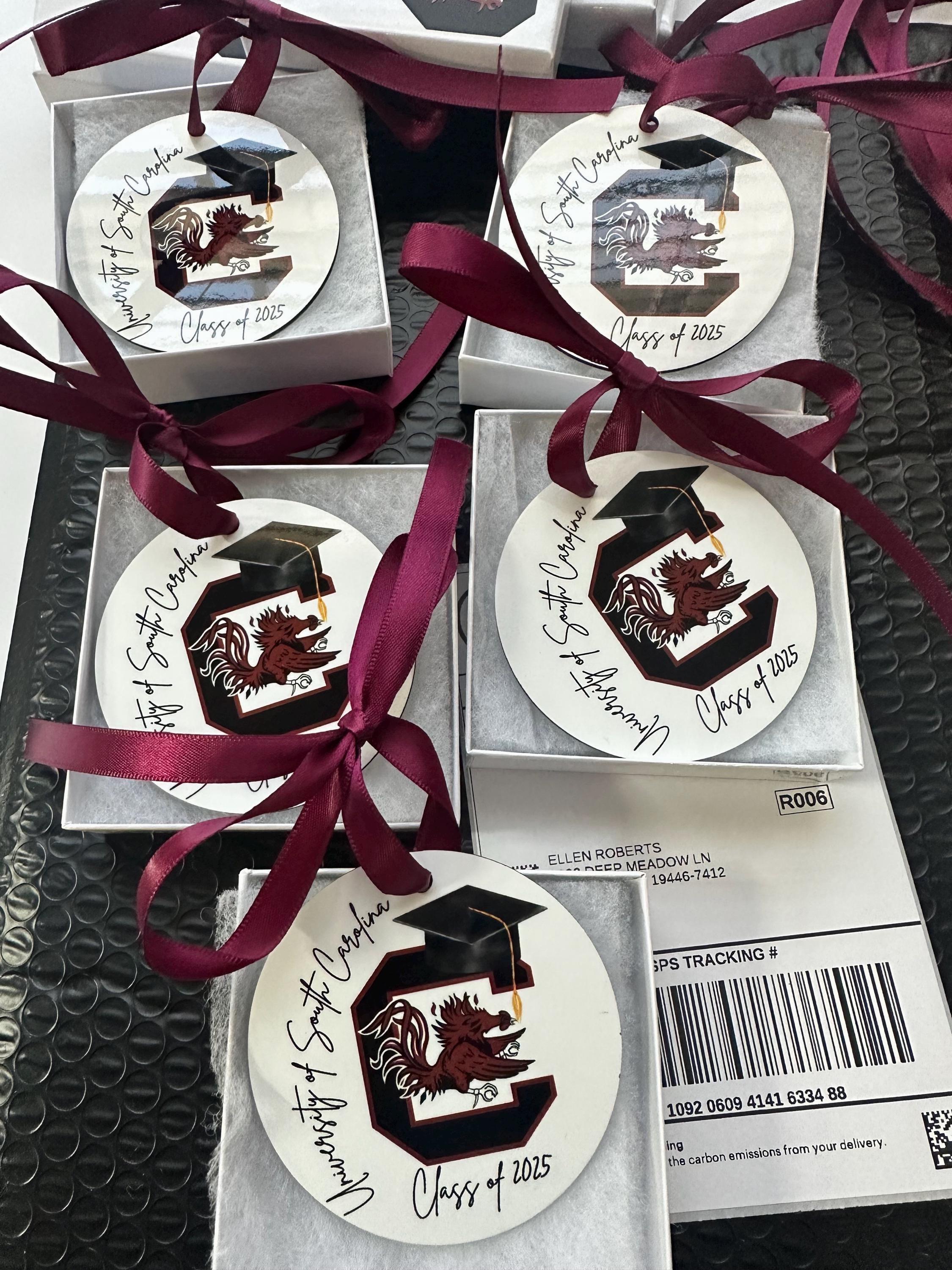 University of South Carolina Graduation Handmade Ornament Decor Hang ...