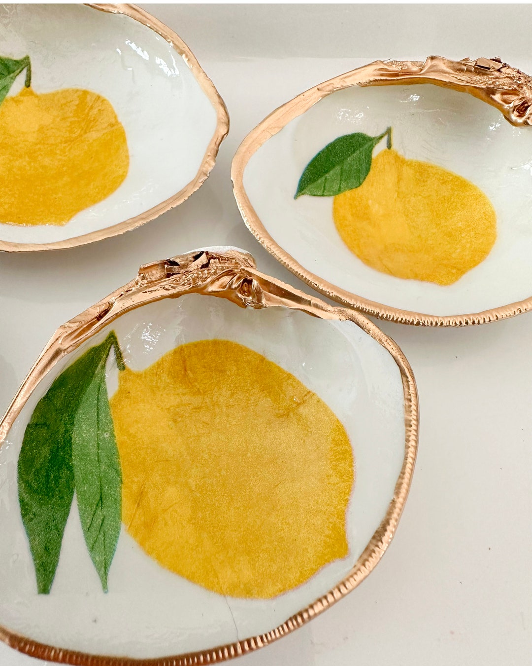 Lemon Shell Keepsake Gilded Clam Shell Cape Cod Art Lemon Tree for the ...