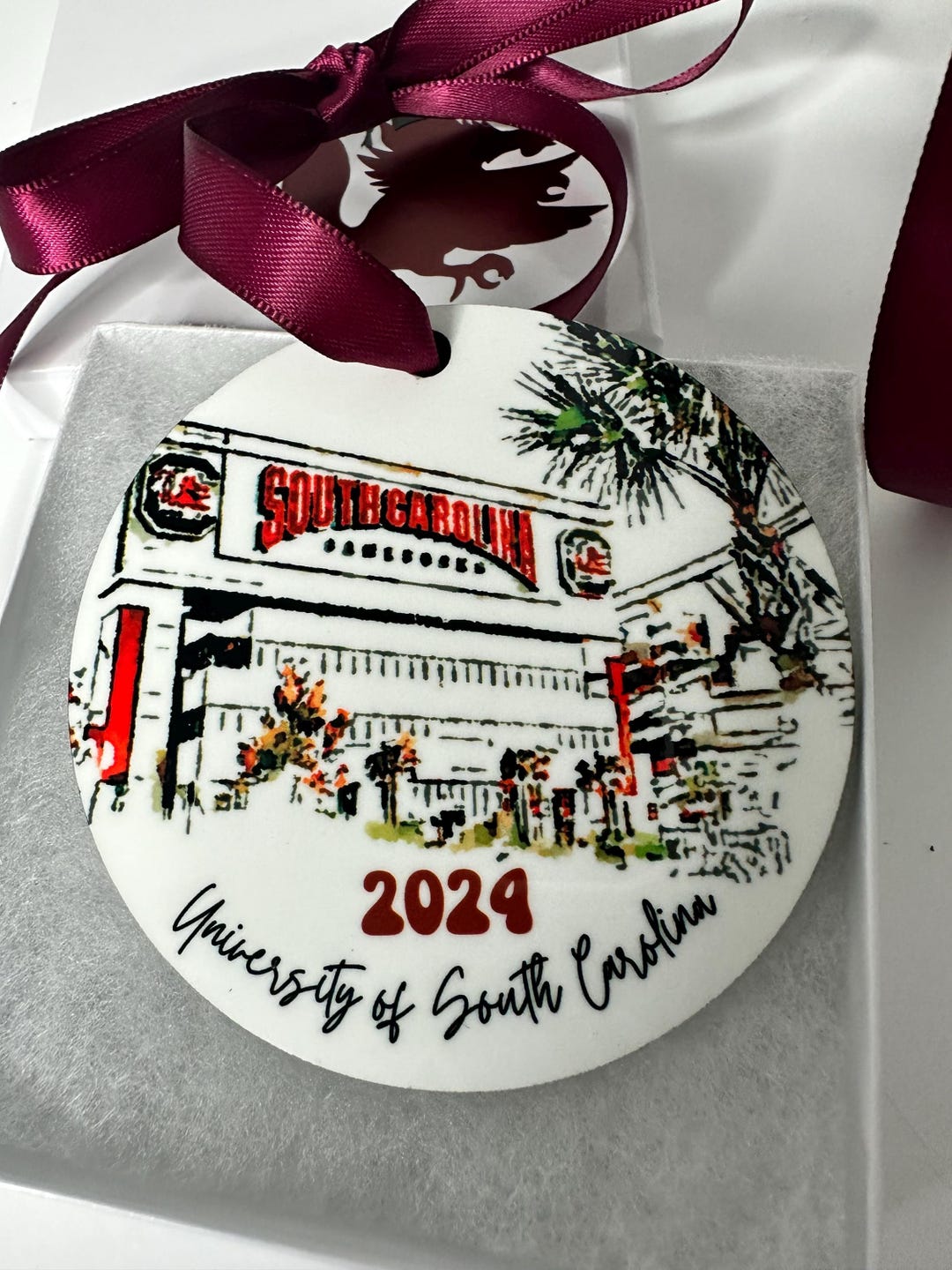 Gamecocks Handmade Ornament Decor Hang Tag Collegiate University of ...