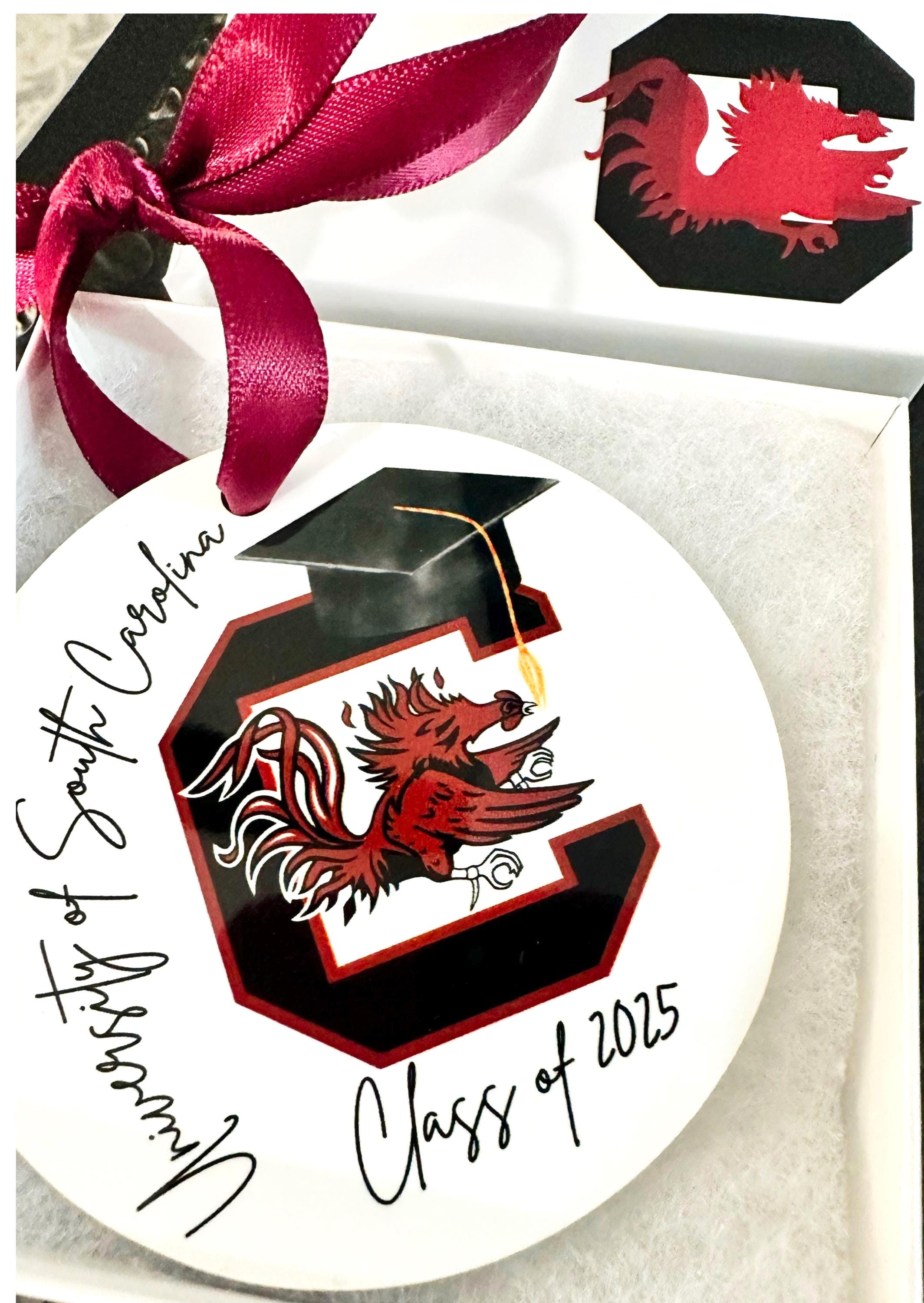 University of South Carolina Graduation Handmade Ornament Decor Hang ...
