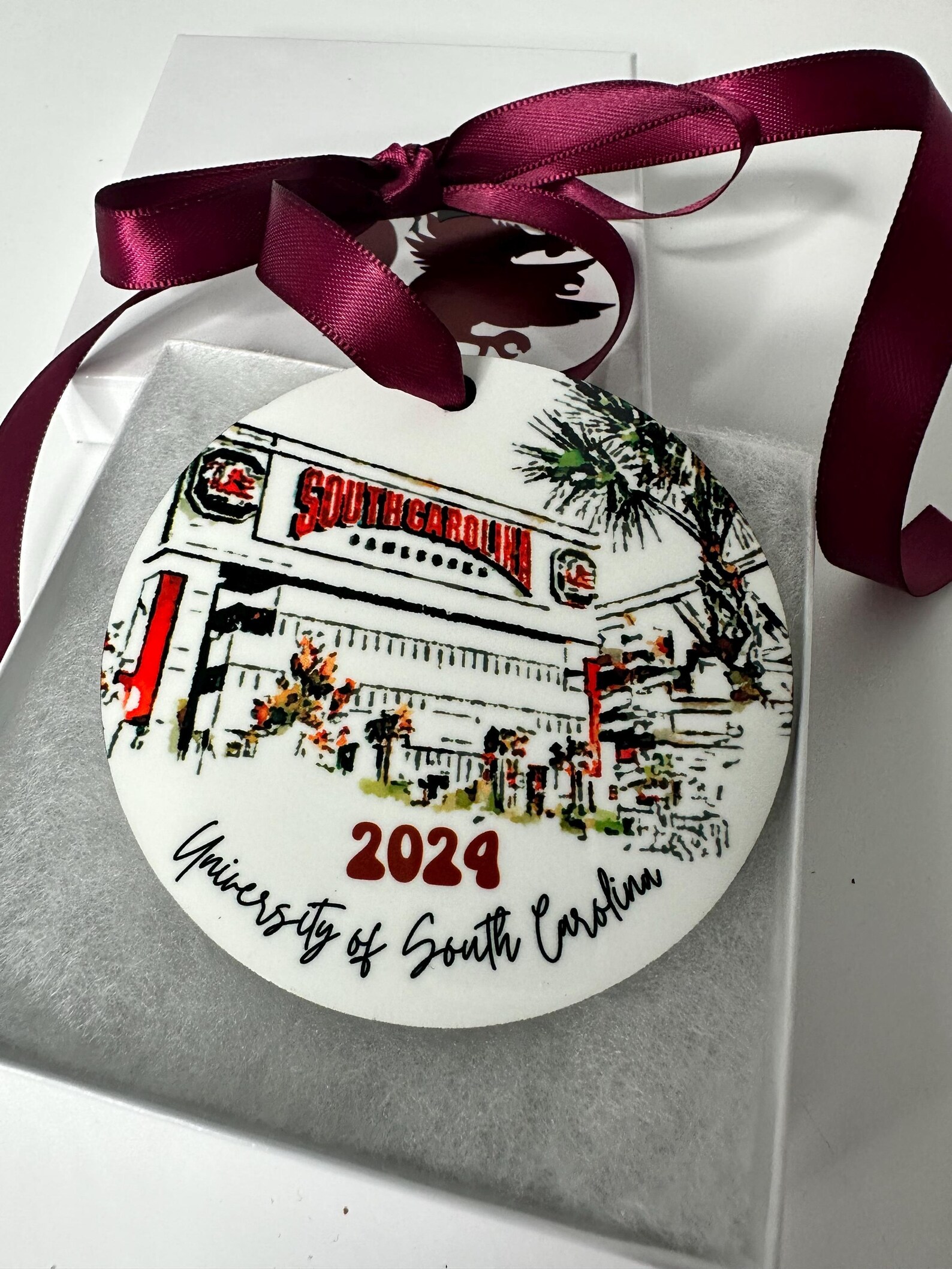 Gamecocks Personalized Handmade Ornament Decor Hang Tag Collegiate ...