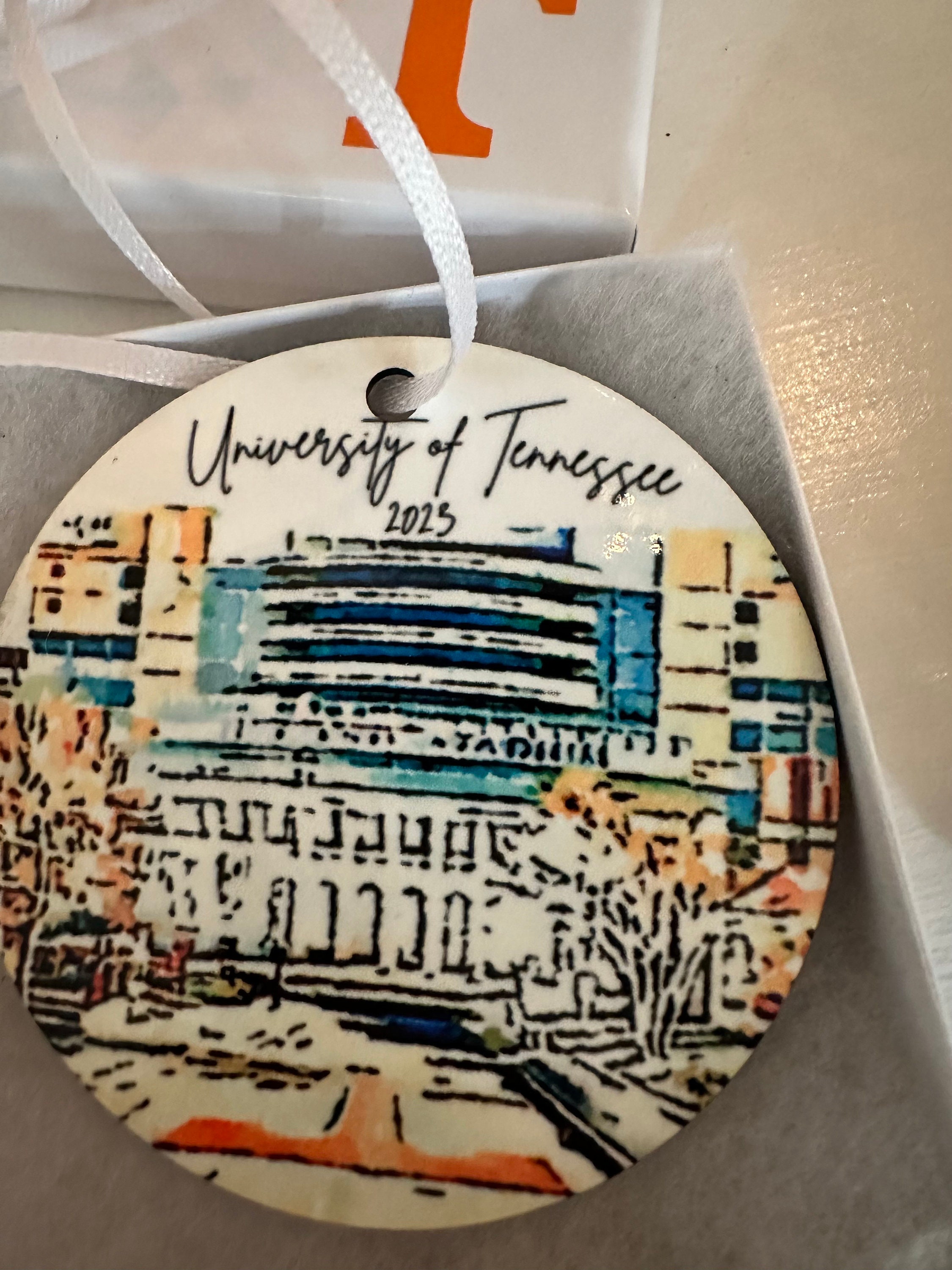 University of Tennessee Handmade Ornament Neyland Stadium Watercolor ...