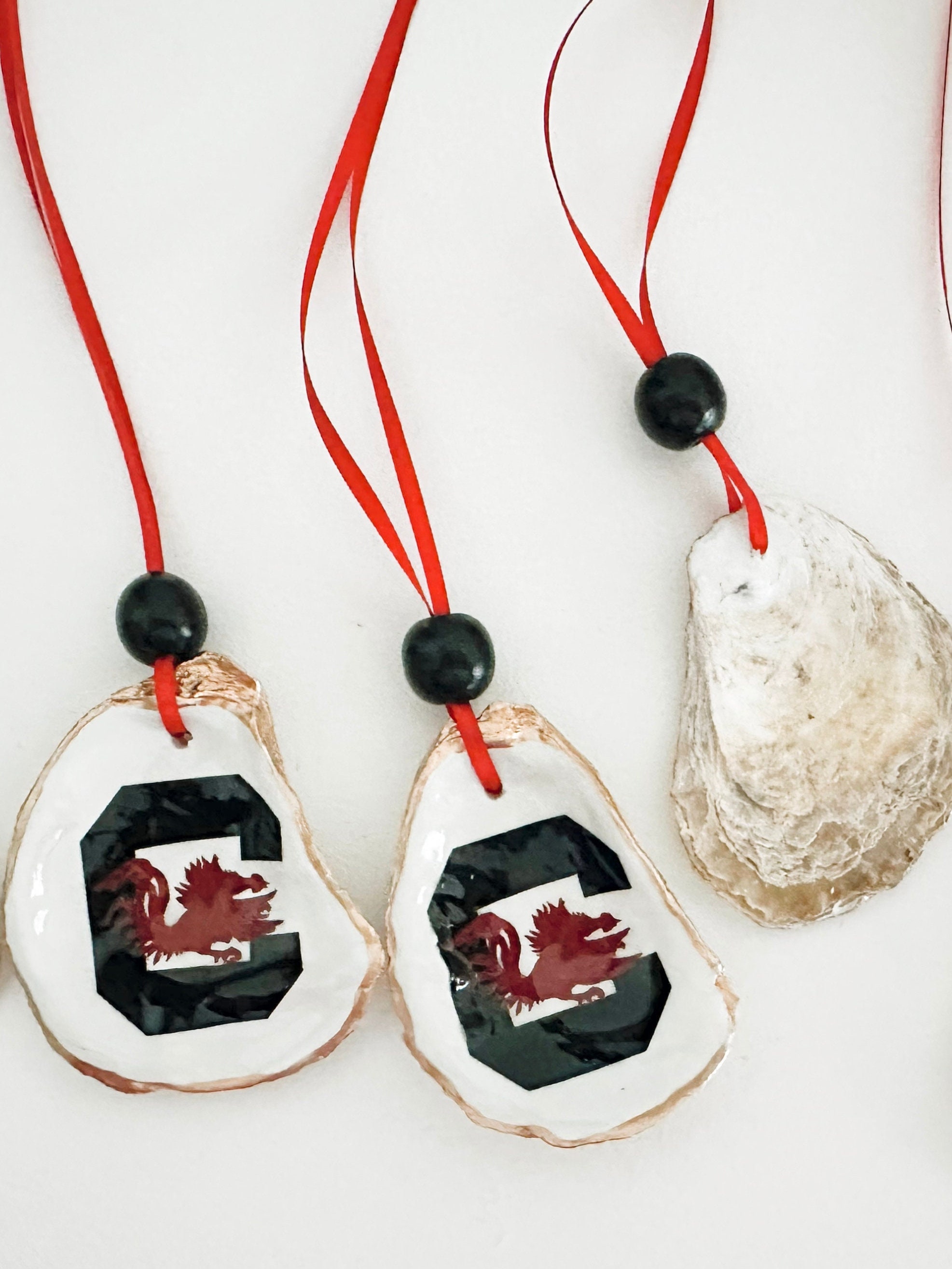 Gamecocks Handmade Ornament Shell Decor Hang Tag Collegiate University ...