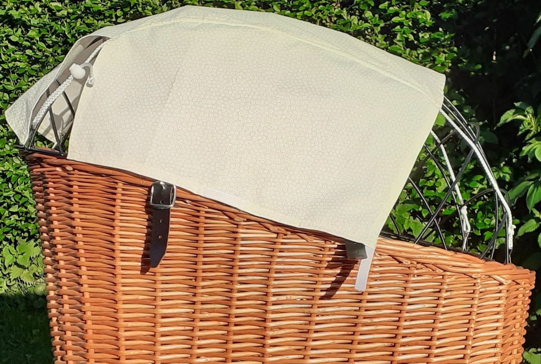 Premium Sun Protection for Bicycle Baskets With UV Protection 80+. Sun ...