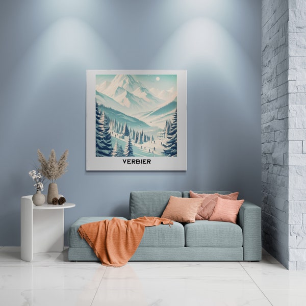 Verbier Print - Etsy UK