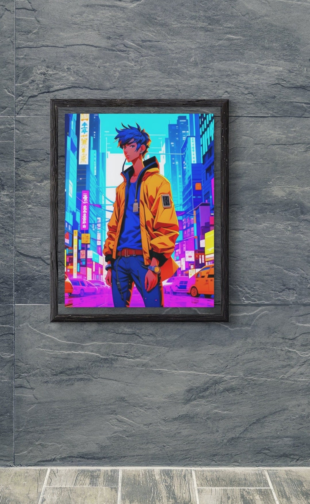 ANIME BOY POSTER: Anime Minimalist Wall Art Print Gaming - Etsy Australia
