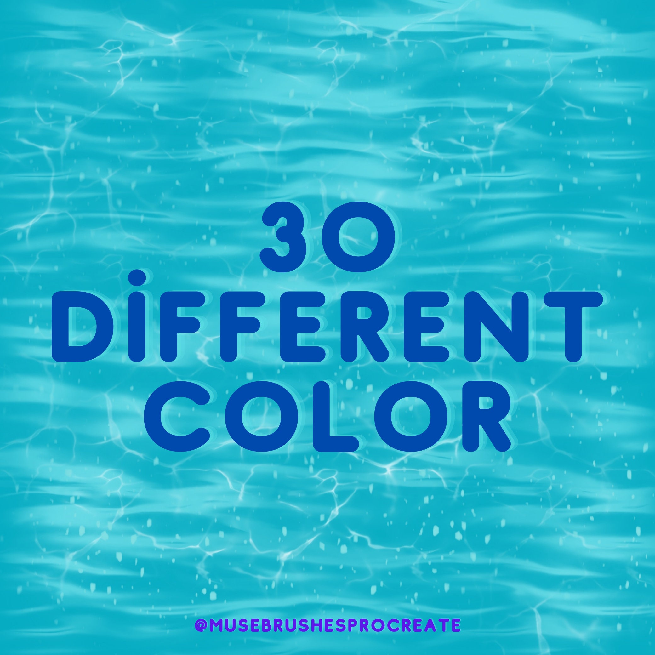 Pool Color for Procreate Procreate Color Palette Procreate - Etsy