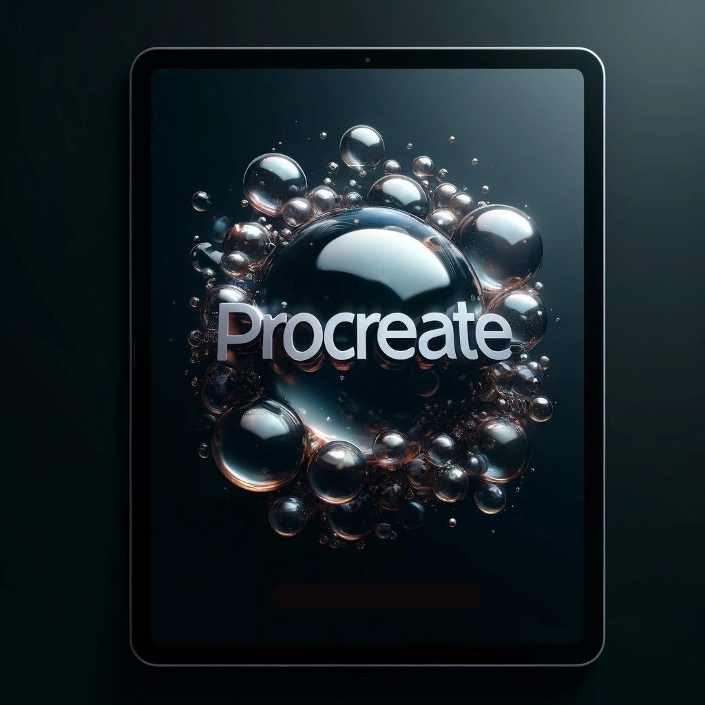 Bubble Brushes for Procreate • Realistic Glossy Procreate Brushes • 3D ...